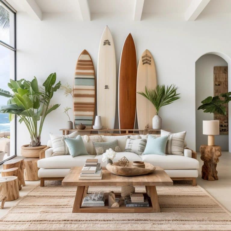 Ride the Wave of Style: How Decorative Wall Surfboards Elevate Interiors.