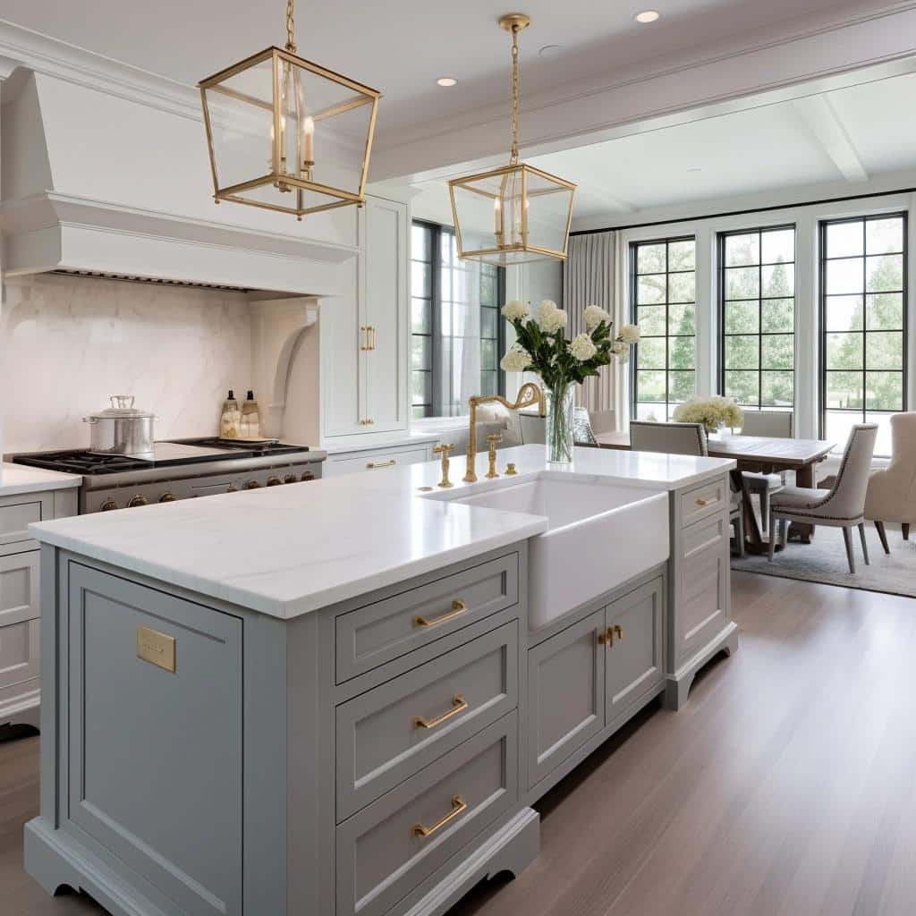 Top 7 Elegant Details from the Hilltop Estate Kitchen Design.