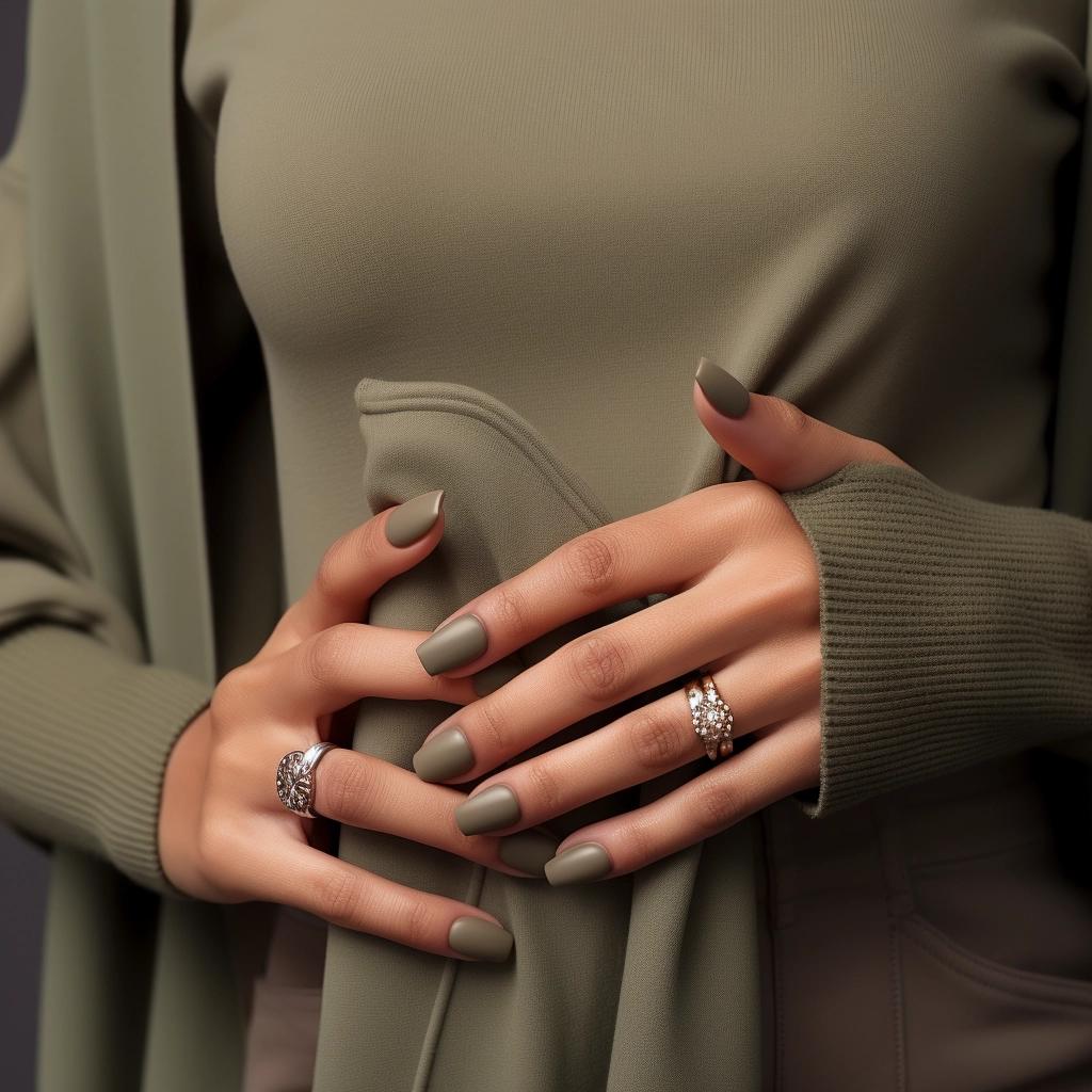Unveiling the Chic: Why Military Green Nail Polish is Your Next Style ...