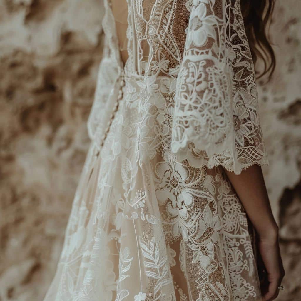 You Won't Believe How Stunning This Boho Lace Wedding Dress Really Is.