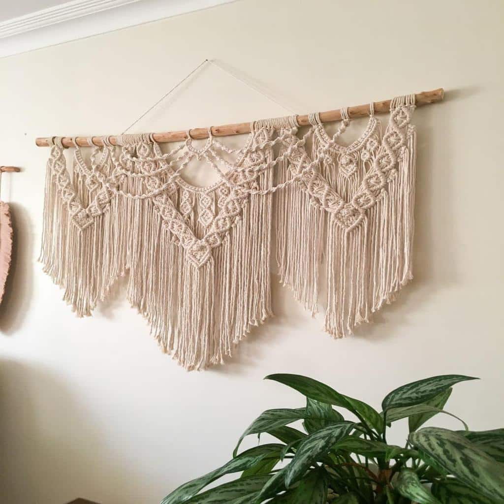 Captivating Macrame Masterpiece for Chic Home Decor.