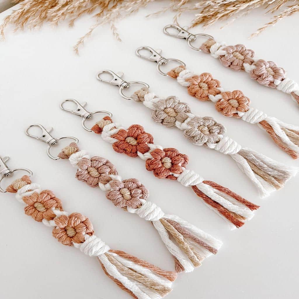 Handcrafted Macrame Keychains Elevate Your Daily Accessories.