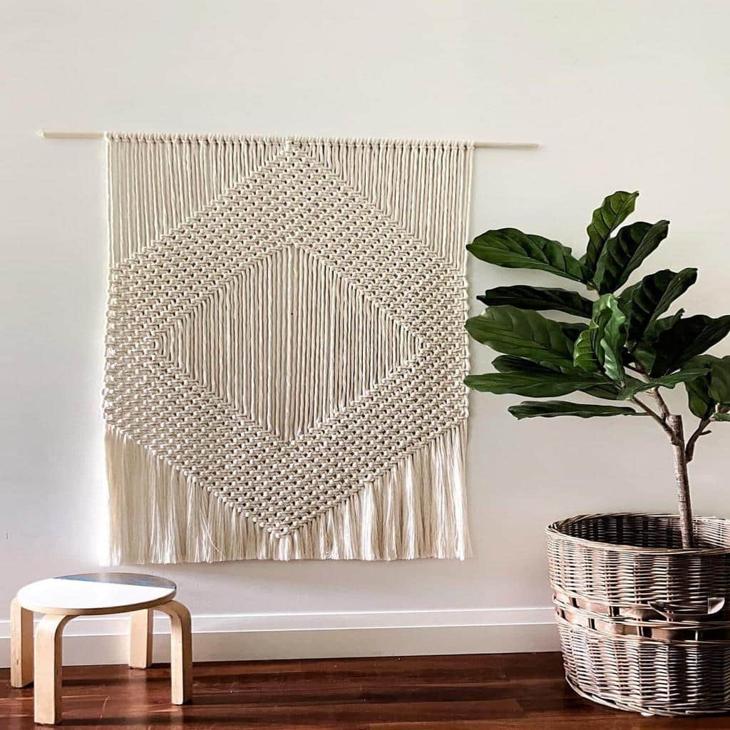 Macrame Masterpiece Elevates Tranquil Spaces.