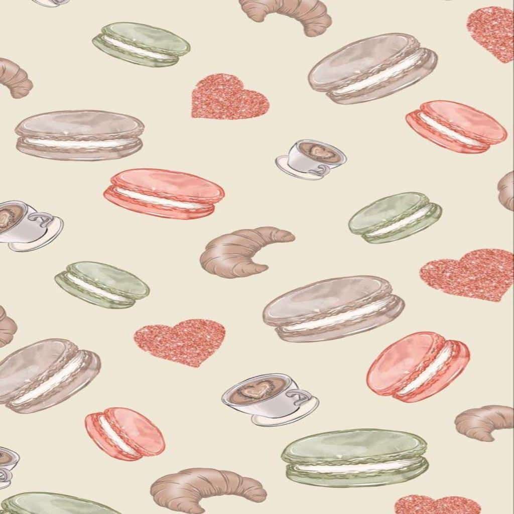 Pastel Macaroon Wallpaper A Delightful Confectionary Aesthetic for Your ...