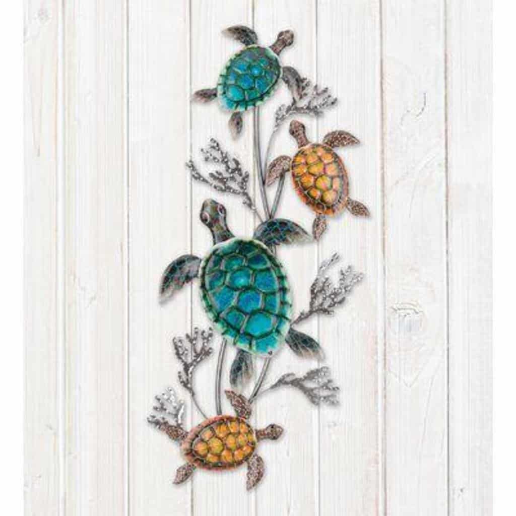 Unlock the Ocean's Serenity: Explore the Charm of Turtle Wall Decor.