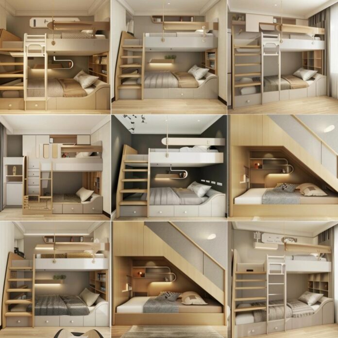 5 Stylish Bunk Beds with Stairs for Small Spaces