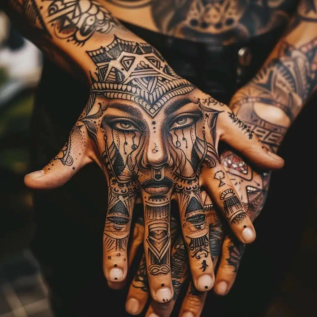 Unusual Hand Tattoos 150 Hand Tattoos: Ideas And Meanings | Art And