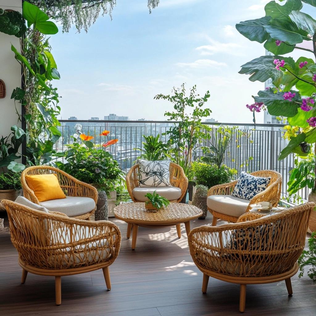 60 Cozy Balcony Chair Ideas for Your Decor