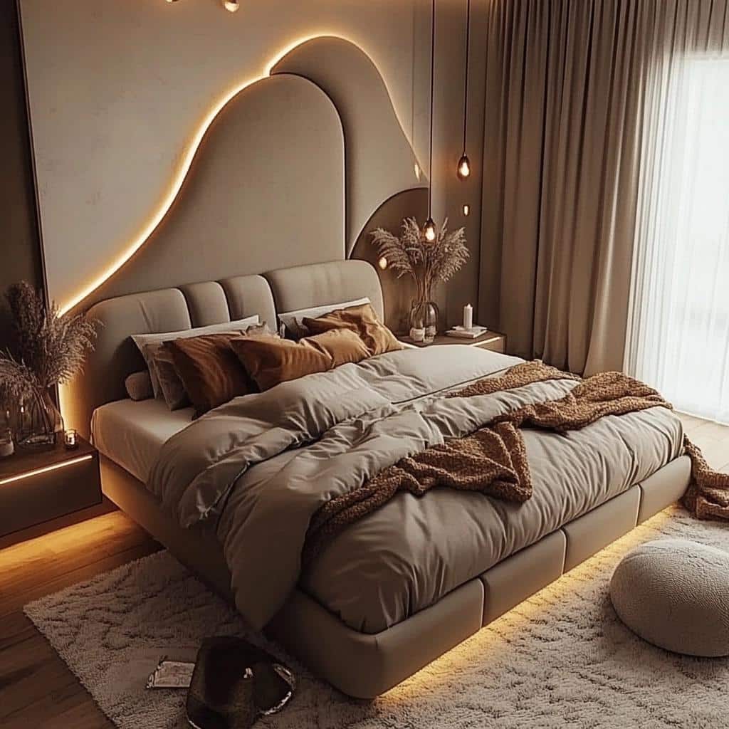 Modern Double Beds: Types and 50 Stylish Models for Sleep