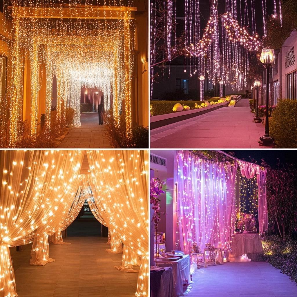 30 Incredible Ideas to Incorporate LED Curtains into Your Decor