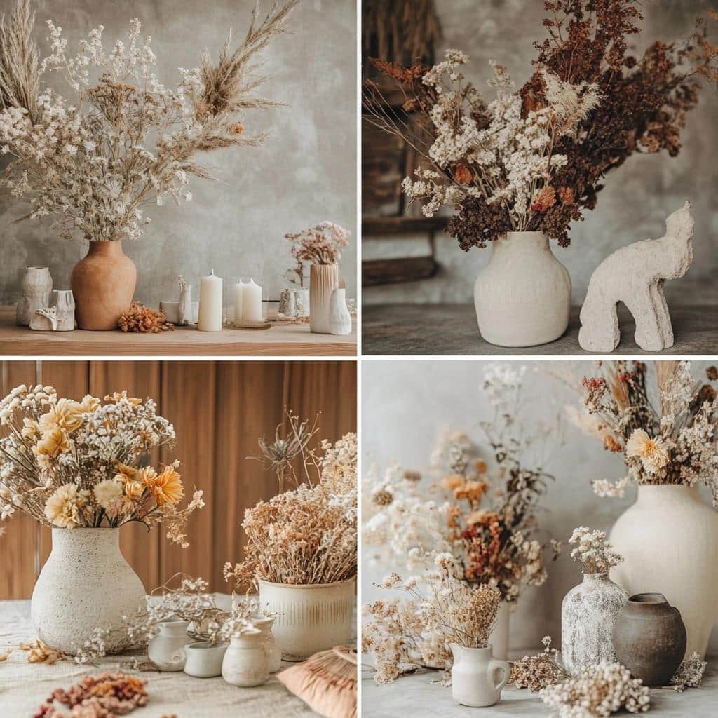 Dried Flowers for Decoration: 40 Ideas and Tutorials for Creating ...