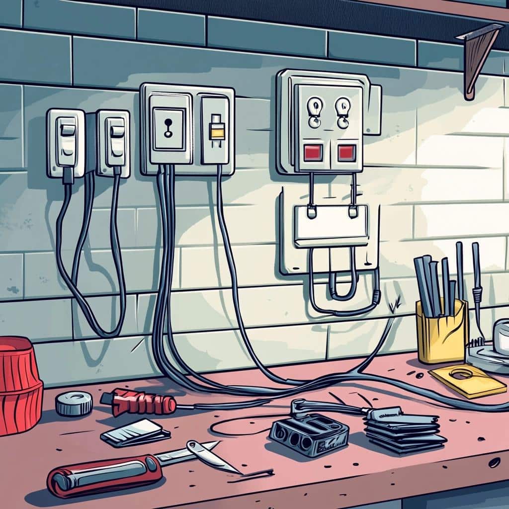 how to wire a switched outlet