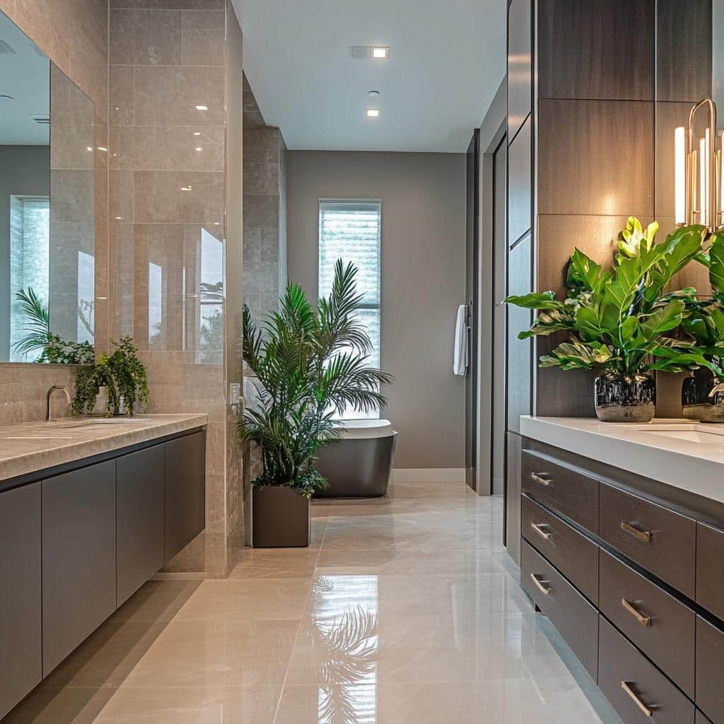60 Sophisticated Porcelain Tile Bathroom Designs
