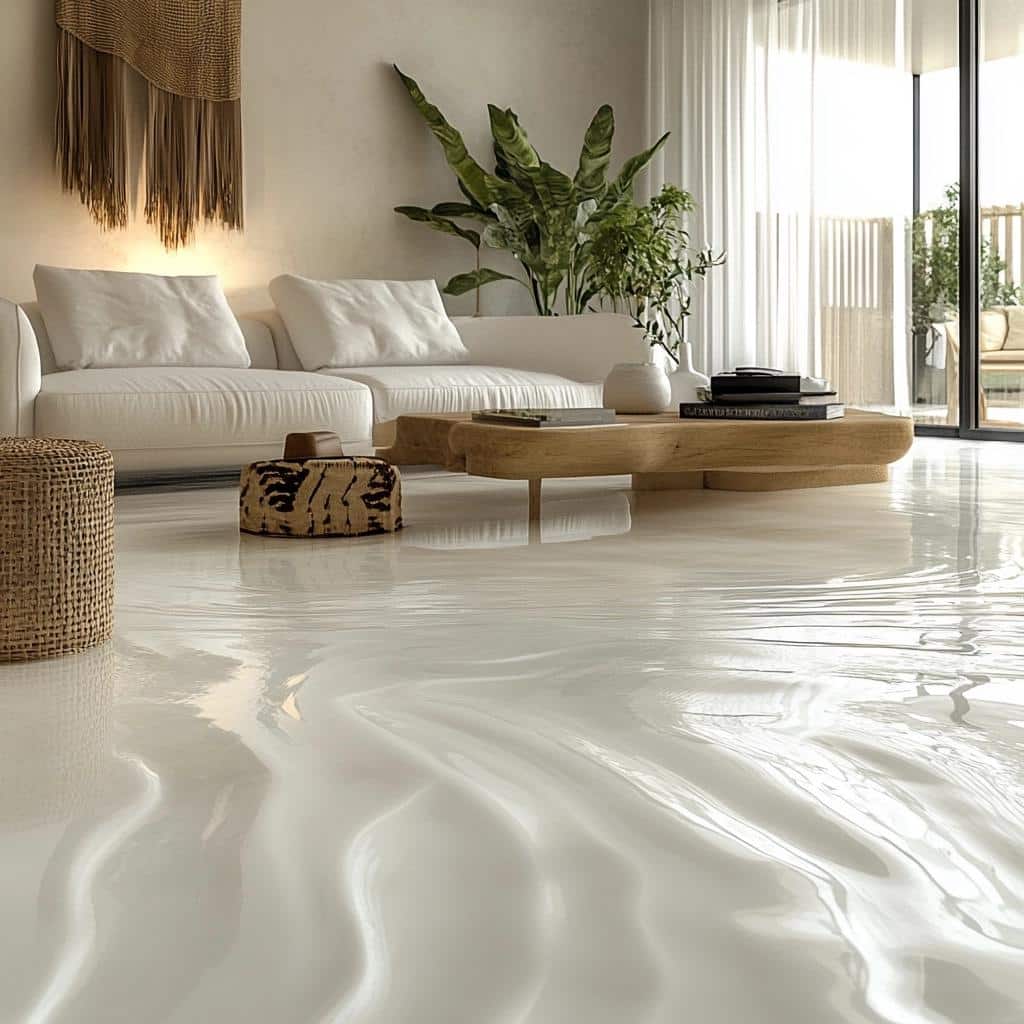 Liquid Porcelain: The Shiny Grout-Free Floor for Your Home