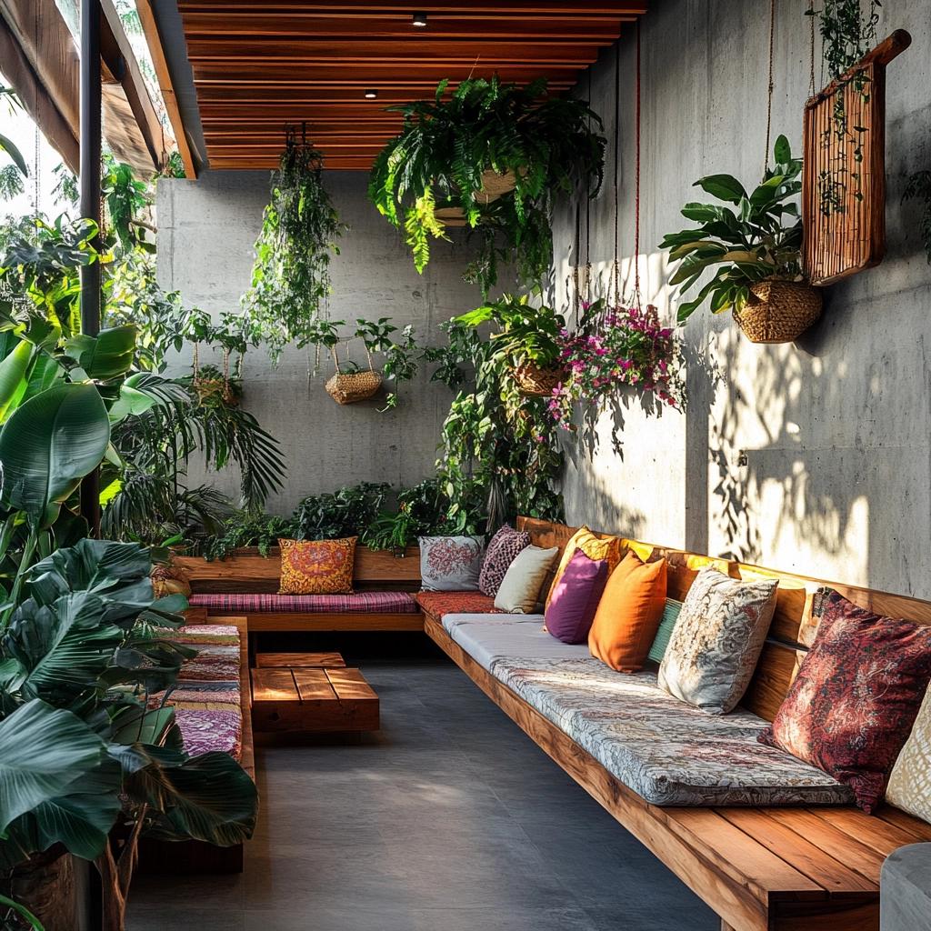 30 Beautiful and Cozy Bench Ideas for Your Balcony