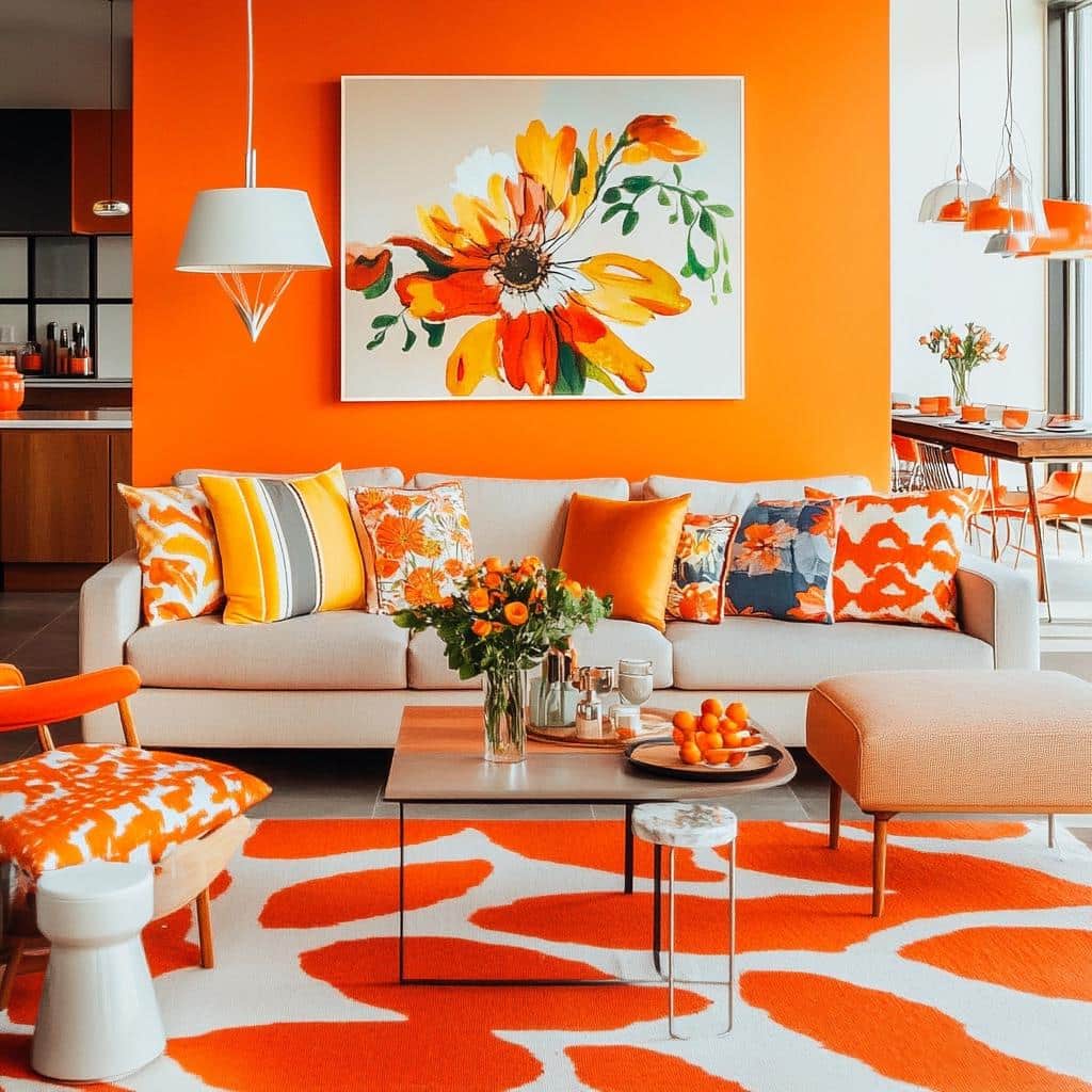 50 Creative Ways to Use Orange in Your Home Decor