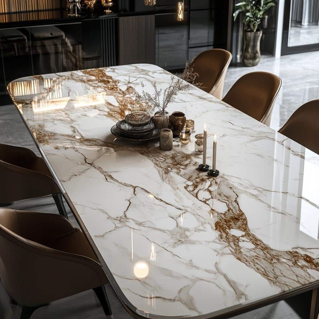 55 Elegant Marble Table Designs to Elevate Your Space