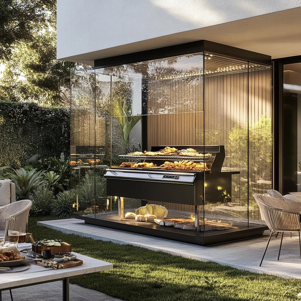 Glass Barbecue: Modern Style for Your Cookouts