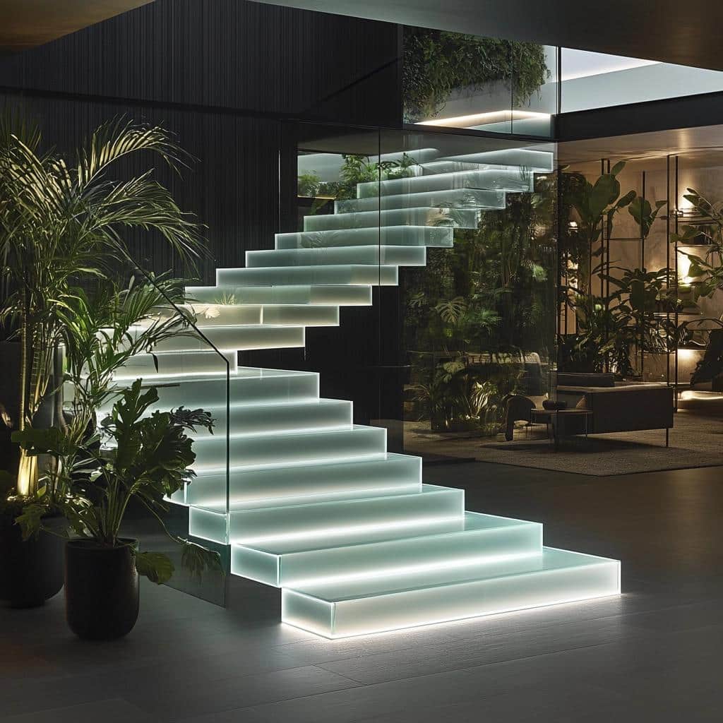 30 Inspiring Glass Staircase Designs for Your Project