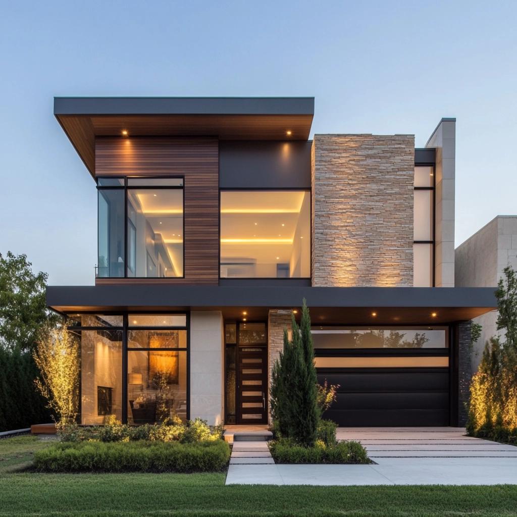 100 Modern House Facades for Your Project