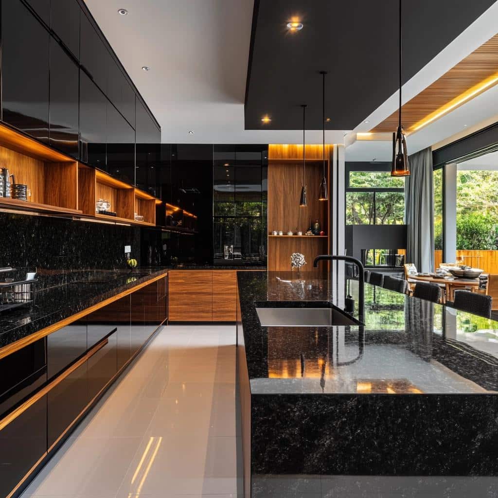 Black Granite: Unveiling the Elegance and Sophistication of This Material in 60 Photos