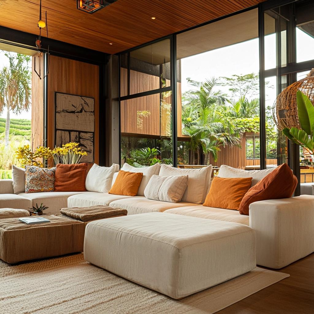 30 Integrated Design Ideas with Island Sofas