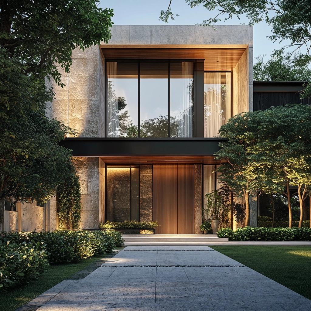 Elegant Facades: Inspirations for House Fronts