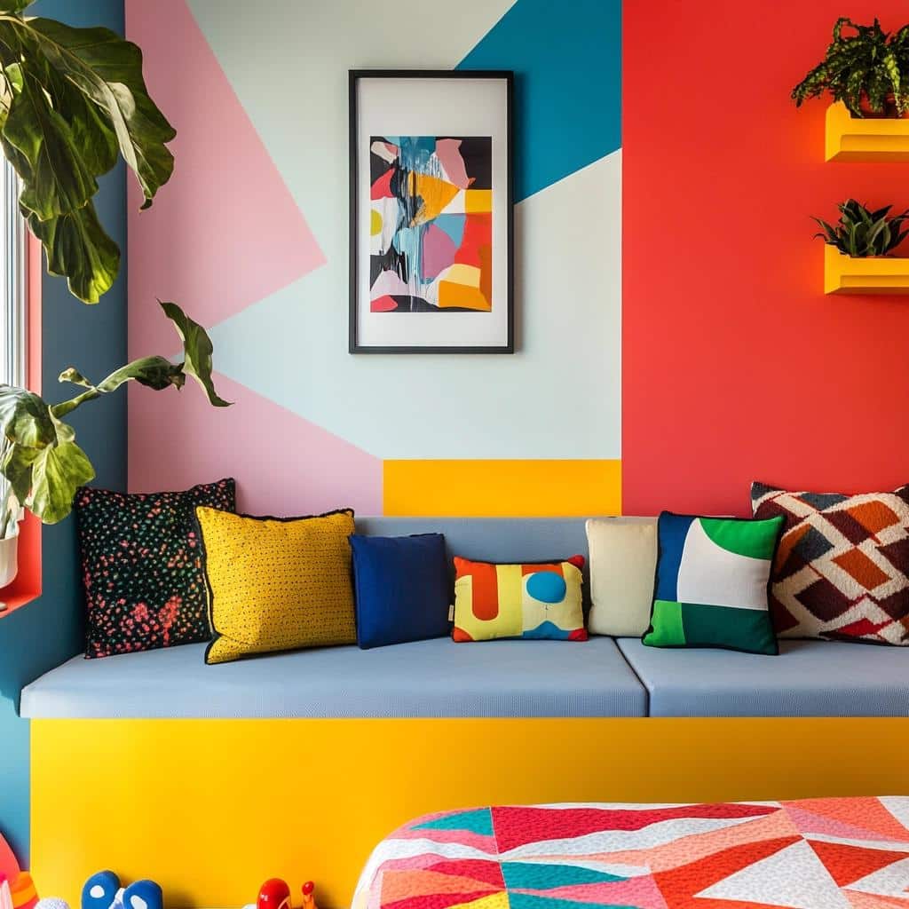 50 COLORFUL WALL IDEAS TO TRANSFORM YOUR SPACE WITH JOY