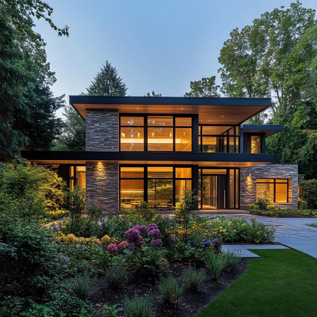 Inspiration for Modern House Fronts: Ideas and Photos