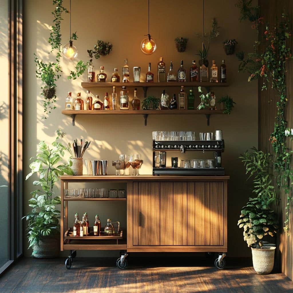 Transform Your Space: 57 Amazing Ideas to Set Up a Home Bar at Home!