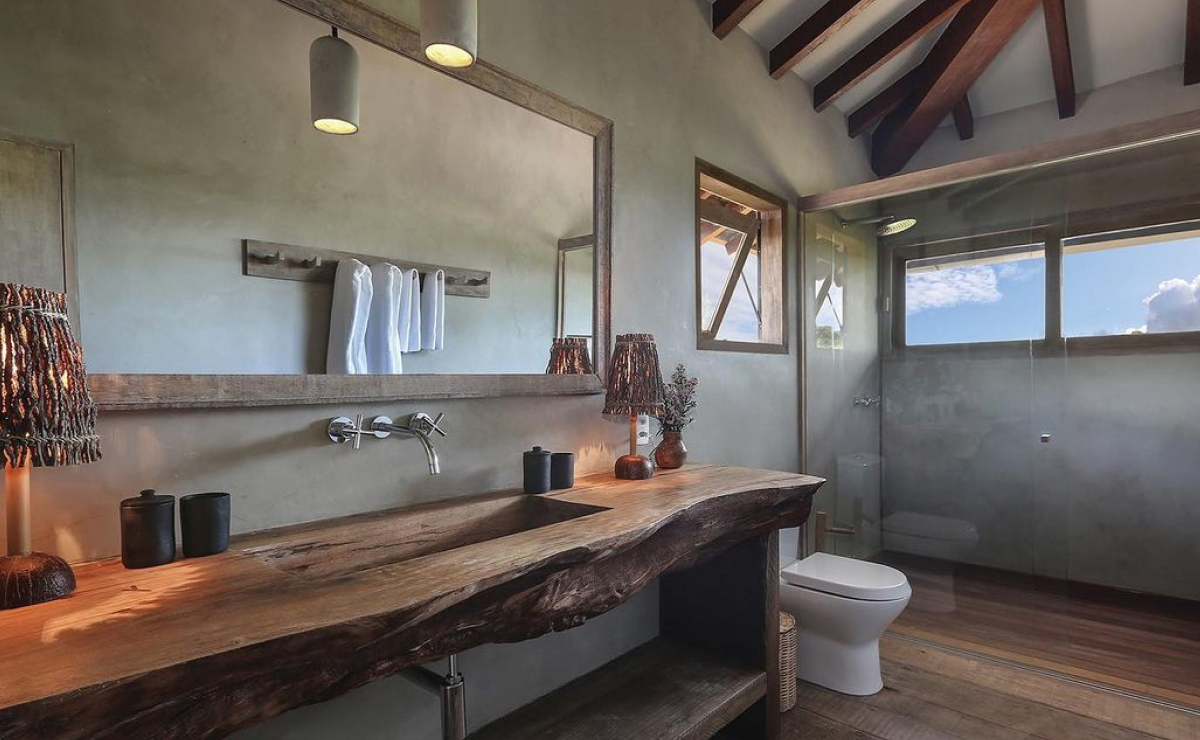 RUSTIC BATHROOM: 60 IDEAS THAT BRING SIMPLICITY AND CHARM TO YOUR HOME