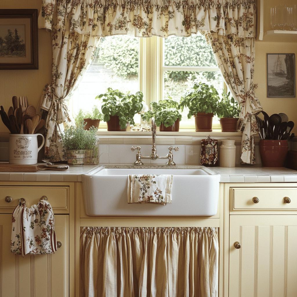 SINK CURTAIN: 40 CHARMING IDEAS TO DECORATE YOUR KITCHEN